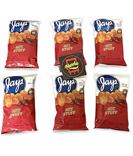 Munchie Box Jay's Hot Stuff Potato Chips an Iconic Chicago Style taste ...
