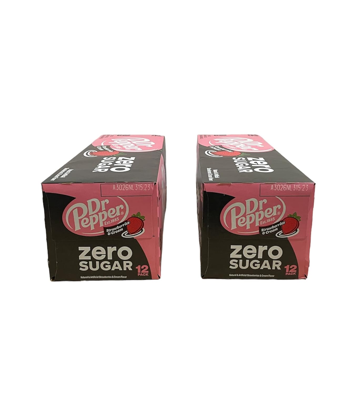 Dr Pepper Strawberry and Cream - Munchie Box Stash (Zero Sugar, Pack o ...