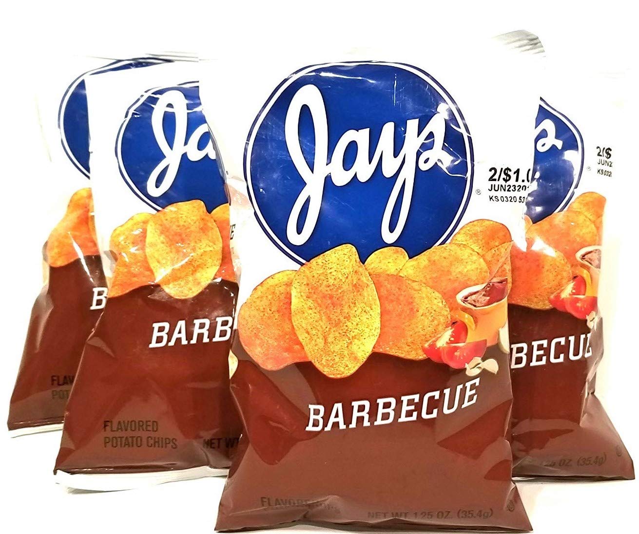 JAY'S BARBEQUE Potato Chips A Chicago Original 10 Pack 1.25oz bags – My ...